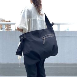 【Lサイズ】雨でも安心！撥水ナイロン＊ビッグサイズショルダー＊旅行にも！オプションにて名入れ ショルダーバッグ Yabo 通販 ...