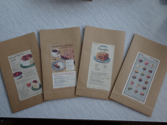 【B321】マチ付ラッピング袋・8枚（ベーカリーシール付き） その他雑貨 AQUARIUS 通販 19153713｜Creema(クリーマ)