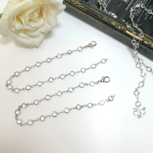 8本 金具付き ビーズ デザインチェーン ハンドメイド パーツ 手芸 素材 金具・チェーン akane--激安ショップ 通販 19159369 ...