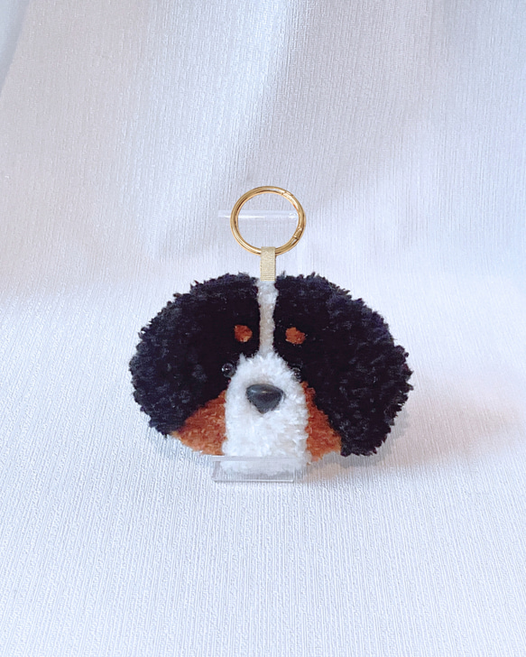 バーニーズマウンテンドッグ バーニーズ チャーム キーホルダー パンチニードル 犬グッズ うちの子グッズ キーリング あおい 通販 ...