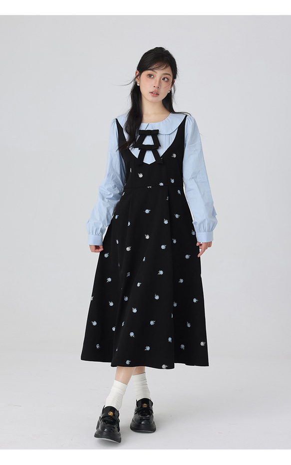 春夏新作レトロモダン綿麻五分袖A字大振りスカート刺繍リネンレトロワンピース ワンピース digbyadc 通販 19177632｜Creema ...