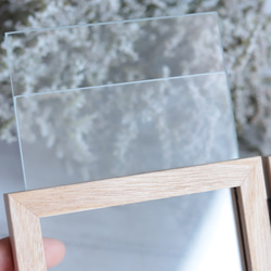 【選べる16種類犬猫木製ピック♪文字彫刻OK】ナチュラルピンクラベンダーのフォトフレーム＊プリザーブドフラワー フォトフレーム・写真立て ...