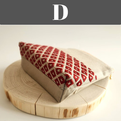 【こぎん刺し・刺し子】しかくポーチ ポーチ soybeans. 通販 19181237｜Creema(クリーマ)