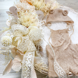 ニューボーンフォト レンタル おうちスタジオ おうちフォト 撮影小物 セルフ撮影 新生児 ウールレター タペストリー 雑貨・その他 Fuu ...