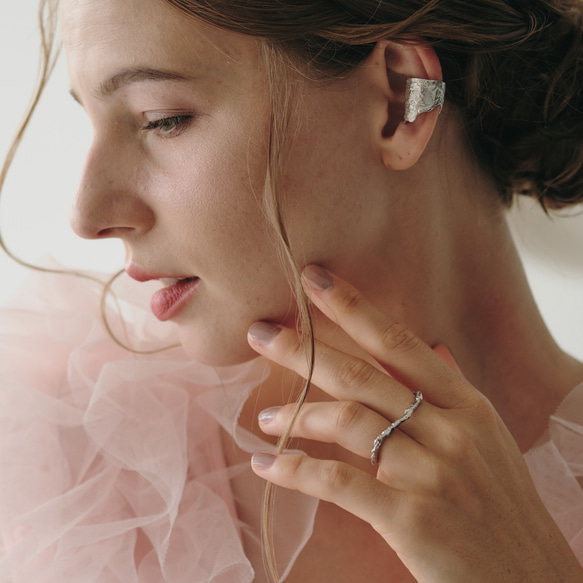 Melt Ear Cuff 溶けるイヤーカフ（Gold・Silver) イヤーカフ HAPPY CAKE JEWELS 通販 19194828 ...