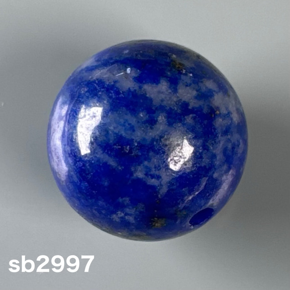 3A ラピスラズリ 10.5ミリビーズ 一粒売り 現品発送 sb2997 天然石 pinky 通販 19199118｜Creema(クリーマ)