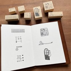 スタンプマルシェ はじめてセット（d-set-01） はんこ ハンコ 女の子 手帳 スタンプ 巾着バッグ はんこ・スタンプ スタンプマルシェ ...