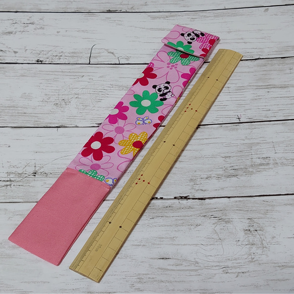 30㎝ものさし袋★花柄 パンダ ピンク c67 雑貨・その他 spica 通販 19207226｜Creema(クリーマ)