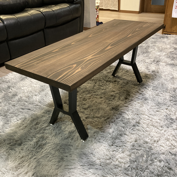 ★【受注製作】アイアン脚★カフェテーブル★アンティーク★サイドテーブル★店舗☆クラシックな雰囲気 ローテーブル・リビングテーブル 峠の工房 ...