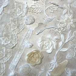 無選別端切れ福袋 / ホワイト系 50g入り M-lace-No,217 はぎれ 高原のレース屋もんく+Chama 通販 19210303 ...