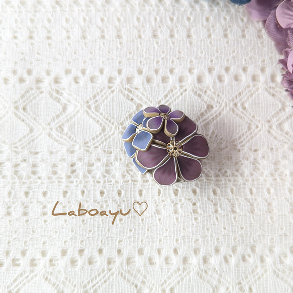 帯留め〈Bouquet・秋色ブーケ・盛り〉 帯留め Laboあゆ 通販 19210810｜Creema(クリーマ)