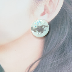 海のカボション☆5個 x51 マリン/サメ/海ガメ/クジラ/シャチ/マンボウ/ボタン ボタン こうちゃんぱんだ 通販 19213394 ...