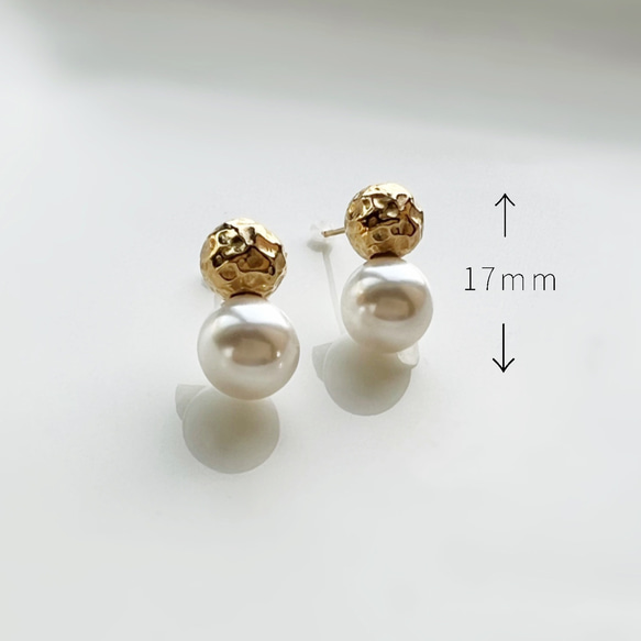 《受注製作》K18GP BALL-PEARL ピアス ピアス（その他） PREWO 通販 19240595｜Creema(クリーマ)