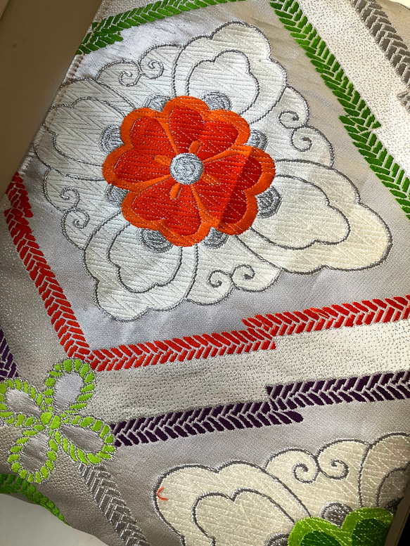 No.168 大きめポーチ 1点物 パソコンタブレット入などに 帯 PCケース ちびたん 通販 19256072｜Creema(クリーマ)