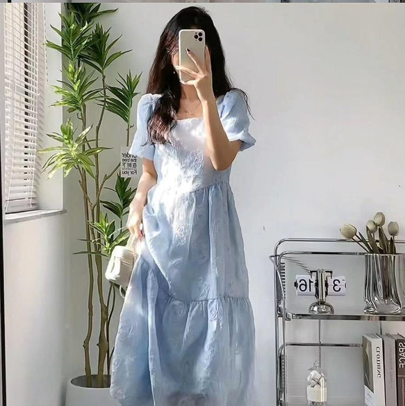 大きいサイズ レディース ワンピース 春夏 秋 新品 半袖 ブルー チュニック 大きいサイズ姫屋⭐️送料無料 通販 19258420 ...