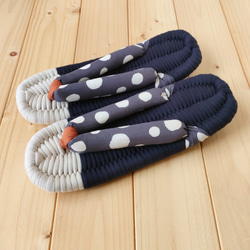 サイズ選べる【布ぞうり／TSUMUGI】Grey Dot 受注制作 ルームシューズ スリッパ・ルームシューズ TSUMUGI 通販 ...