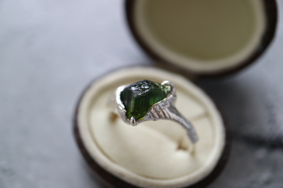 Rough tourmaline(Afghanistan) SV925リング （25R-04) 指輪・リング BORON 通販 ...