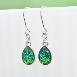 【5月限定】青もみじ：ピアス/イヤリング【受注製作】 ピアス（フック・チェーン） Tanyu Colors 通販 19260304 ...