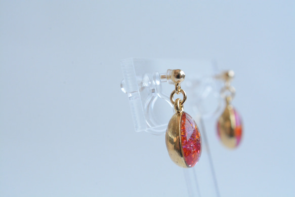 【5月限定】青もみじ：ピアス/イヤリング【受注製作】 ピアス（フック・チェーン） Tanyu Colors 通販 19260304 ...