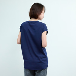 柔らかストレッチ素材 大人のTシャツ ショートスリーブTee ネイビー 0707NV Tシャツ SWiMMY Clothing 通販 19264395｜Creema(クリーマ)