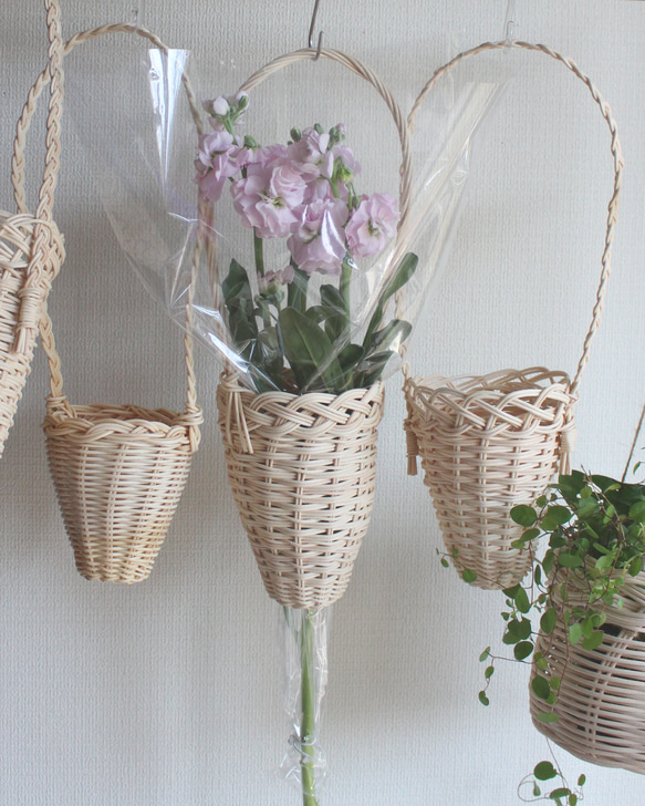 rattan petit bouquet フラワーバック その他雑貨 panie_ru 通販 19264642｜Creema(クリーマ)
