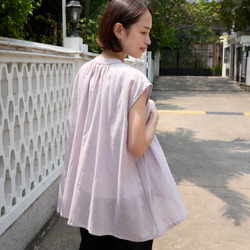 サラッと軽くて通気性 ライトコットン ノースリーブ シャツ シルバーグレー 0675Grey シャツ SWiMMY Clothing 通販 19269421｜Creema(クリーマ)