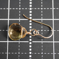 【14KGF】宝石質シトリンの1粒ピアス 809 ピアス（フック・チェーン） KAZEYA－かぜやー 通販 19270155｜Creema(クリーマ)