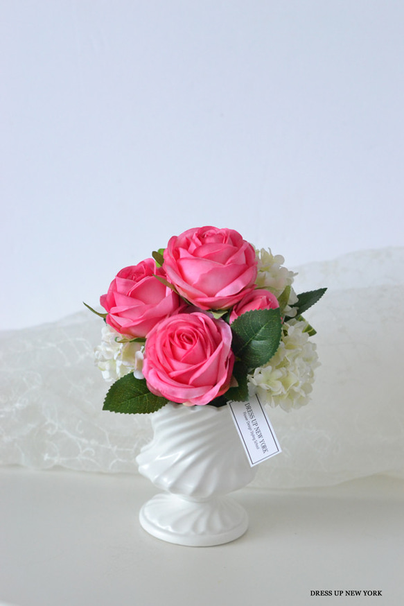バラのアレンジ アートフラワー DRESS UP NY e-Shop 通販 19286054｜Creema(クリーマ)