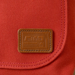 巾着帆布サコッシュ／フロントポケットがカーブver【レッド】 ショルダーバッグ satoka 通販 19290786｜Creema(クリーマ)