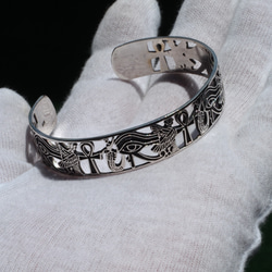 S925 古代エジプト絵文字バングル バングル・リストバンド ケロリン堂 通販 19293000｜Creema(クリーマ)