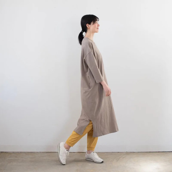 yohaku ドバイパンツ｜なめらか天竺素材 ベージュ｜ユニセックス1サイズ ロングパンツ PINT 通販 19300335｜Creema(クリーマ)