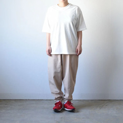 yohaku ドバイパンツ｜なめらか天竺素材 ベージュ｜ユニセックス1サイズ ロングパンツ PINT 通販 19300335｜Creema(クリーマ)