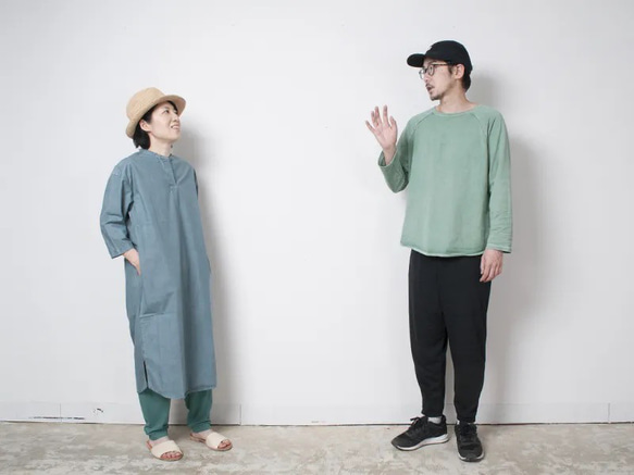 yohaku ドバイパンツ｜なめらか天竺素材 ベージュ｜ユニセックス1サイズ ロングパンツ PINT 通販 19300335｜Creema(クリーマ)