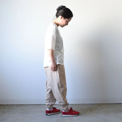 yohaku ドバイパンツ｜なめらか天竺素材 ベージュ｜ユニセックス1サイズ ロングパンツ PINT 通販 19300335｜Creema(クリーマ)