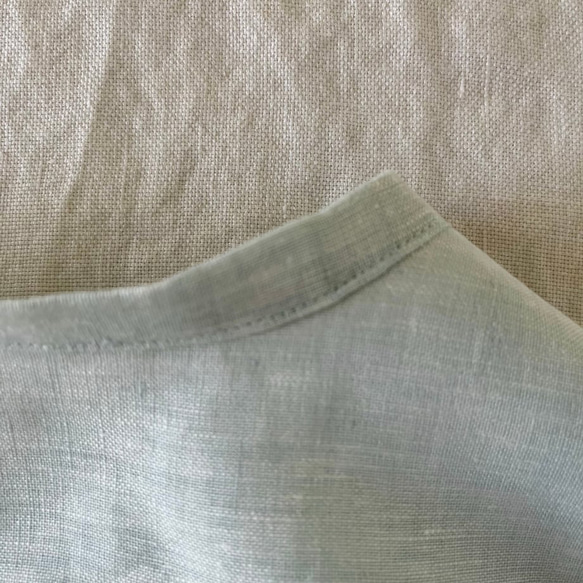 なでしこシャツ リネン スラブローン ペールグリーン ＊暮らしの店sacchi＊ シャツ 暮らしの店sacchi 通販 19300397 ...