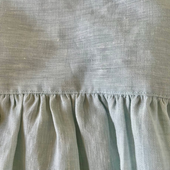 なでしこシャツ リネン スラブローン ペールグリーン ＊暮らしの店sacchi＊ シャツ 暮らしの店sacchi 通販 19300397 ...