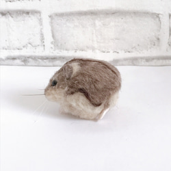 まんまるハムスター（ジャンガリアン） 羊毛フェルトマスコット 羊毛フェルト little rodents 通販 19300960｜Creema ...