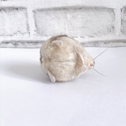 まんまるハムスター（ジャンガリアン） 羊毛フェルトマスコット 羊毛フェルト little rodents 通販 19300960｜Creema ...