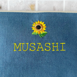 名入れ保冷ポーチ 夏限定 ブルー系《保冷/マチあり/ポケット/ギフト/保冷剤/クールネック入れ/お散歩》 ポーチ LouLou dog 通販 ...