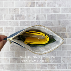 名入れ保冷ポーチ 夏限定 ブルー系《保冷/マチあり/ポケット/ギフト/保冷剤/クールネック入れ/お散歩》 ポーチ LouLou dog 通販 ...