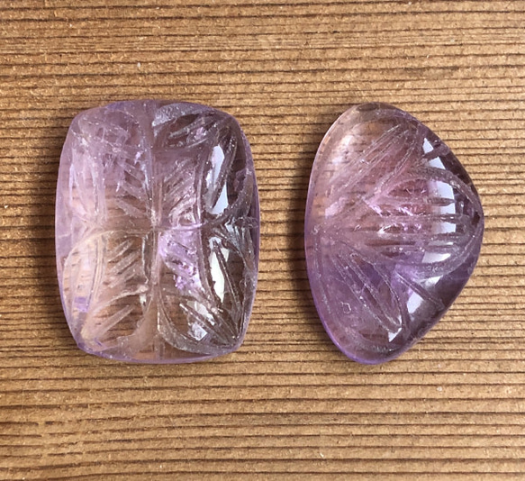6195 アメジスト カービング 天然石 天然石 Aun planet（発送は月水金のみ） 通販 19302359｜Creema(クリーマ)