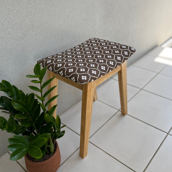 スツール 天然木 木製 チェア モロッコ モロッカン 『デイジーモロッカンブラウン』 椅子（チェアー）・スツール dimdim 通販 ...