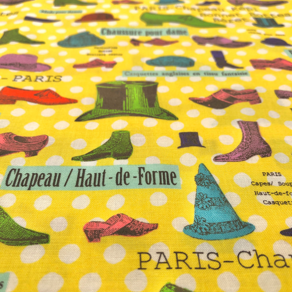 国産生地 1mカット YUWA LIVE LIFE COLLECTION 帽子 靴柄 生地 マーサキルティングスタジオ 通販 19304693｜Creema(クリーマ)