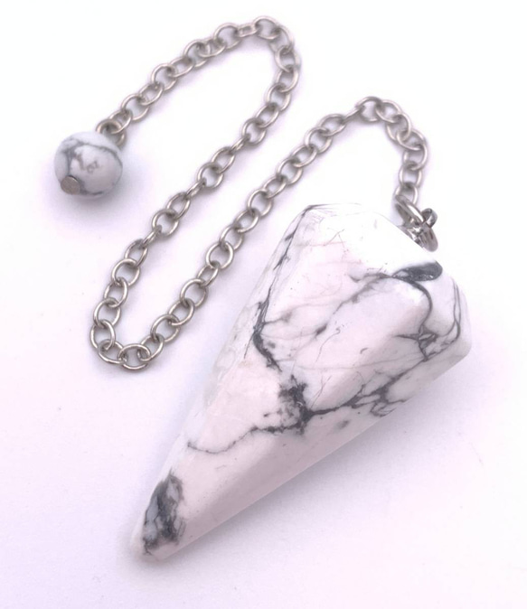 天然石ハウライト ペンジュラム（ペンデュラム）-A-L2 携帯ストラップ ugtehire 通販 19309002｜Creema(クリーマ)