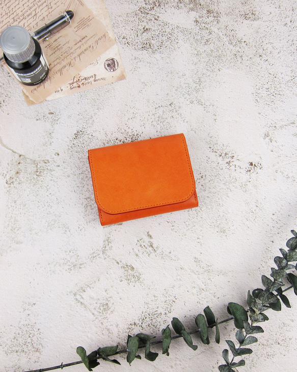 【シンプルなデザインのハンドメイドレザー小銭入れ】カラーカスタマイズ可能 2つのコンパートメント 1つのジッパー付きコンパートメ その他ミニ ...