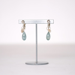 -Sky kyanite- earrings イヤリング・ノンホールピアス - K A L P A - 通販 19319316｜Creema ...