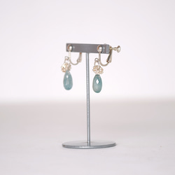 -Sky kyanite- earrings イヤリング・ノンホールピアス - K A L P A - 通販 19319316｜Creema ...