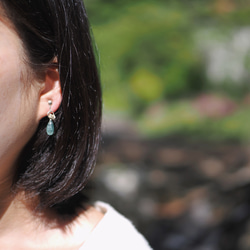 -Sky kyanite- earrings イヤリング・ノンホールピアス - K A L P A - 通販 19319316｜Creema ...