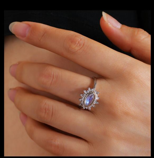 ムーンストーン moonstone silver 925 指輪 リング ss231 指輪・リング Alice Jewelry 通販 ...