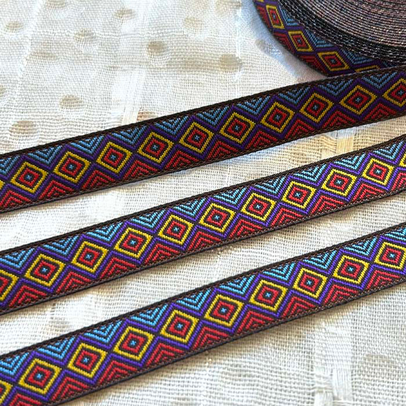 【チロリアンテープ ︎2m販売】チェンマイ ︎モン族 ︎アジア ︎リボン ︎エスニック ︎ハンドメイド ︎50706 リボン・テープ ...